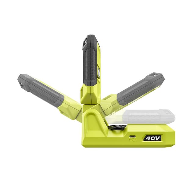 RYOBI 40V Cordless Battery Topper LED Work Light (Tool Only) RY40WL01B ...