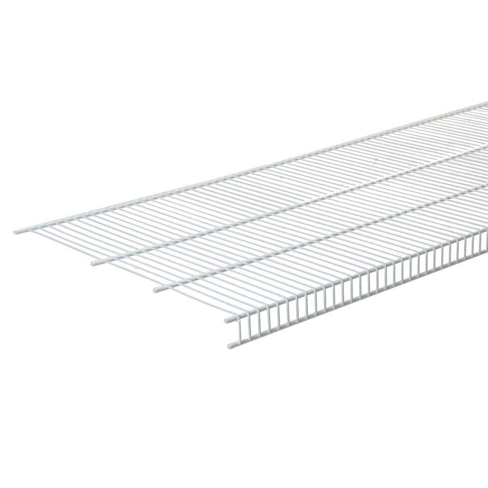 ClosetMaid Close Mesh 144 in. L x 20 in. D White Ventilated Wire Closet ...