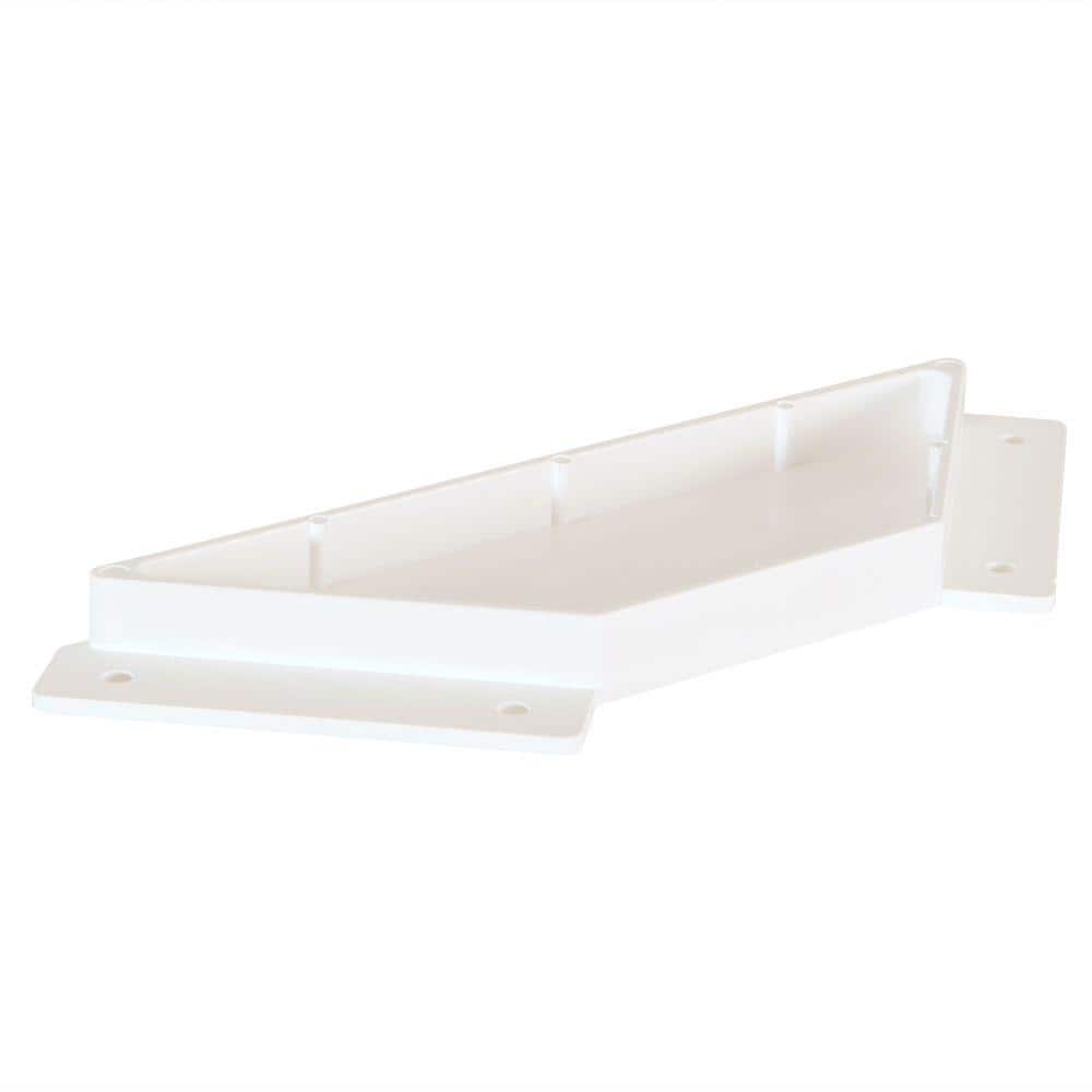 SnapFence Modular Vinyl Snap Together Fence Support Bracket (12-Box ...