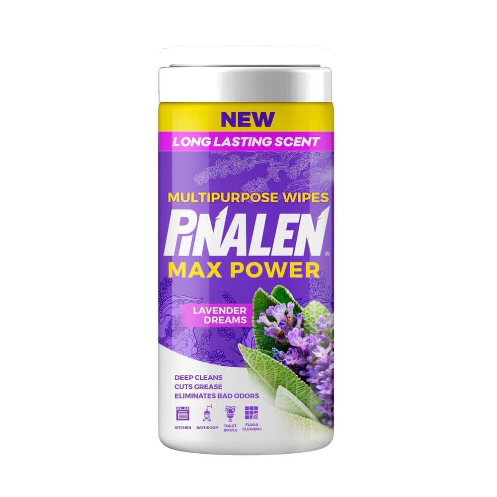 Pinalen Max Power 35-Count Lavender Dreams Multi-Purpose Cleaner Wipes ...