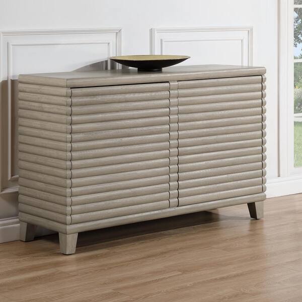 Steve Silver Lily Greige Gray Wood 54 in. Sideboard Server LLY500SV ...