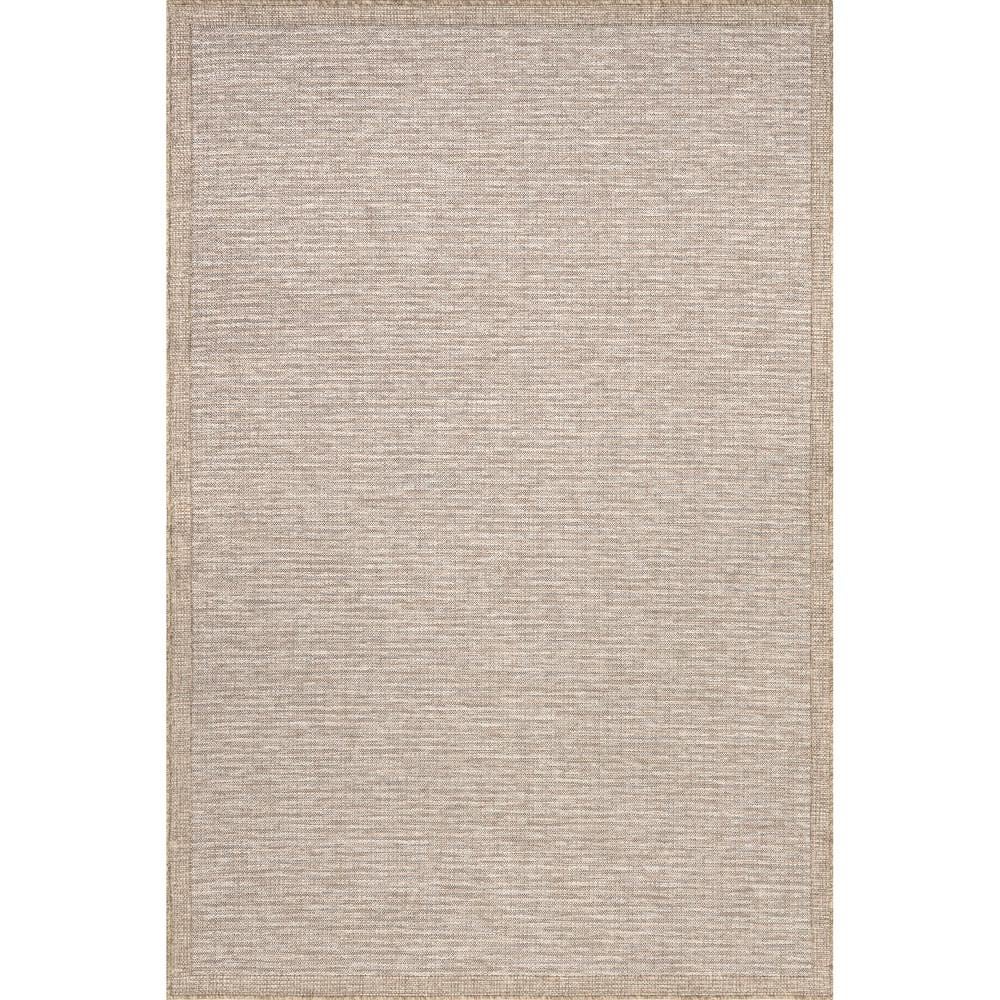 nuLOOM Braylin Casual Tan 8 ft. x 11 ft. Indoor/Outdoor Area Rug ...