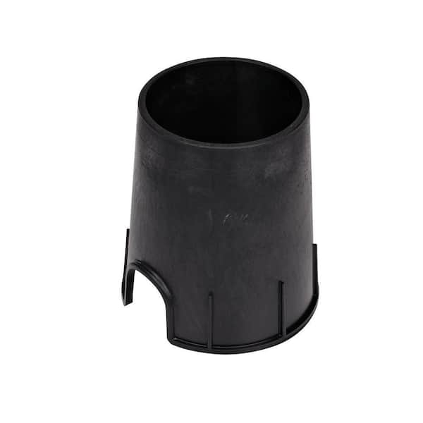 NDS 6 in. Round Valve Box and Cover, Black Box, Green ICV Cover 107BC ...