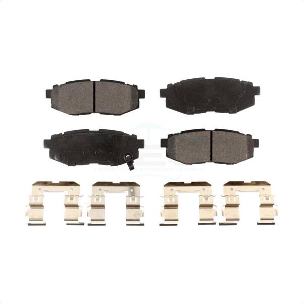 TEC Rear Ceramic Disc Brake Pads For Subaru Forester Outback Legacy BRZ ...