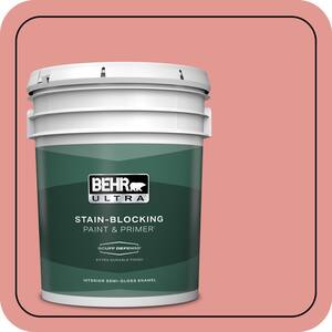 BEHR DYNASTY 8 oz. #160D-4 Strawberry Rose Semi-Gloss Enamel Stain ...
