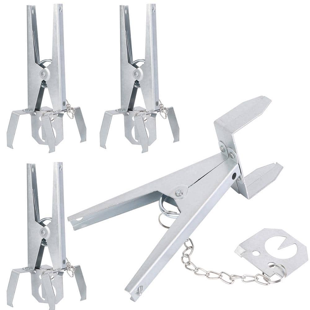 Cisvio 4-Pack Reusable Mole Traps with Scissor Jaw Mole Killers ...