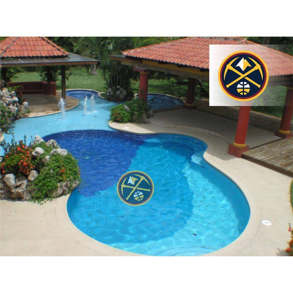 Applied Icon NBA Denver Nuggets 59 in. x 59 in. Large Pool Graphic ...