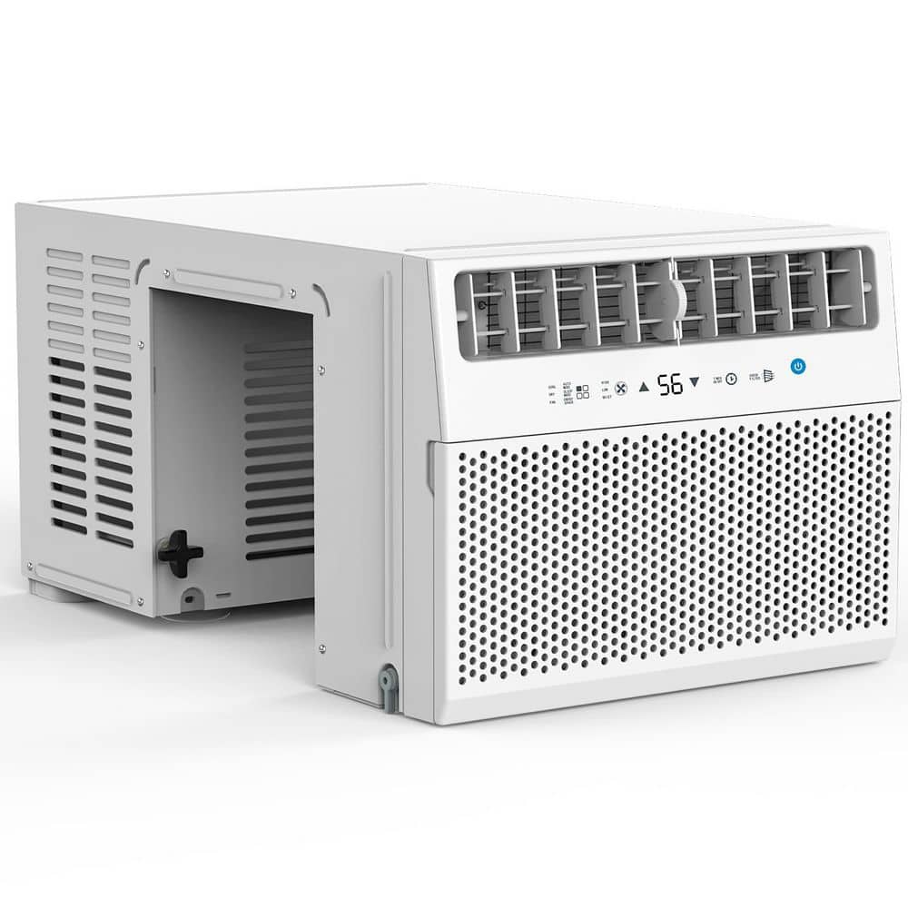 COWSAR 12,000 BTU (8,1000 DOE) Window Air Conditioner 115-Volt Cools ...