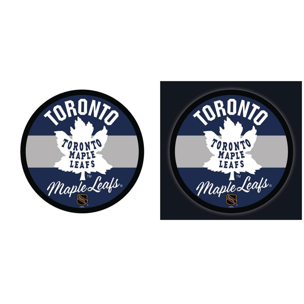 Evergreen Toronto Maple Leafs 23 in. Round Vintage Logo Plug-In LED ...