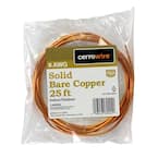 Cerrowire 25 ft. 6-Gauge Solid SD Bare Copper Grounding Wire 050-2200A