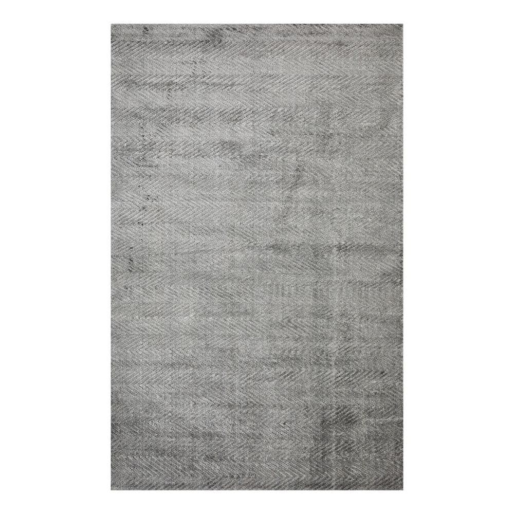 Solo Rugs Chevelle Contemporary Gray 10 ft. x 14 ft. Area Rug S1101 ...