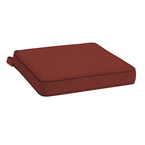 ARDEN Foam Outdoor Double Welted Dining Seat Cushion 19 x 19 Made with ...