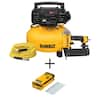 DEWALT 6 Gal. 165 PSI Heavy-Duty Electric Pancake Air Compressor, 18 ...