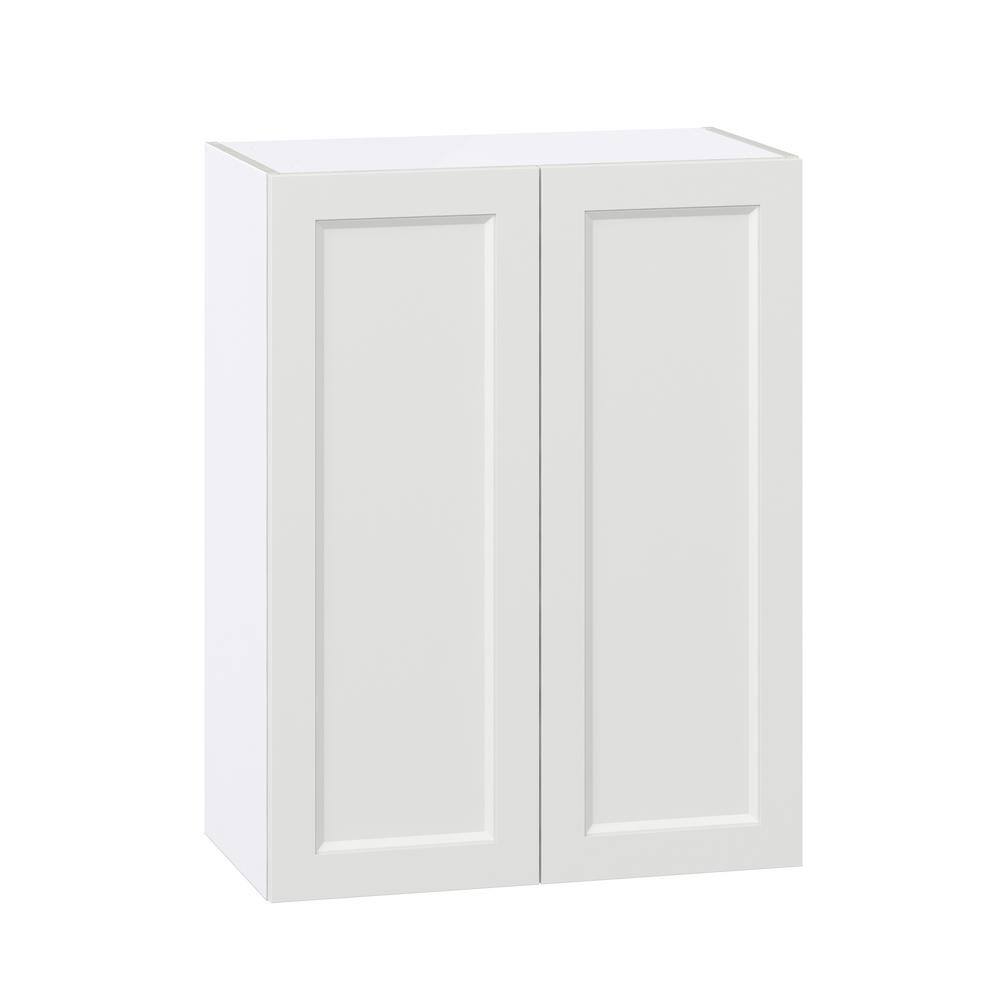 J COLLECTION Alton Painted White Shaker Assembled Wall Kitchen Cabinet ...