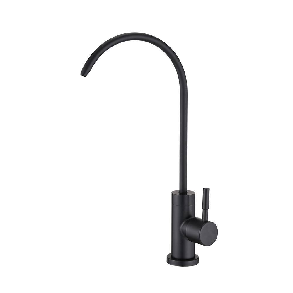 BTCSTAR Single Handle Bar Faucet Deckplate Not Included in Matte Black ...