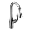 MOEN Arbor Single-Handle Pull-Down Sprayer Bar Faucet with Reflex and ...