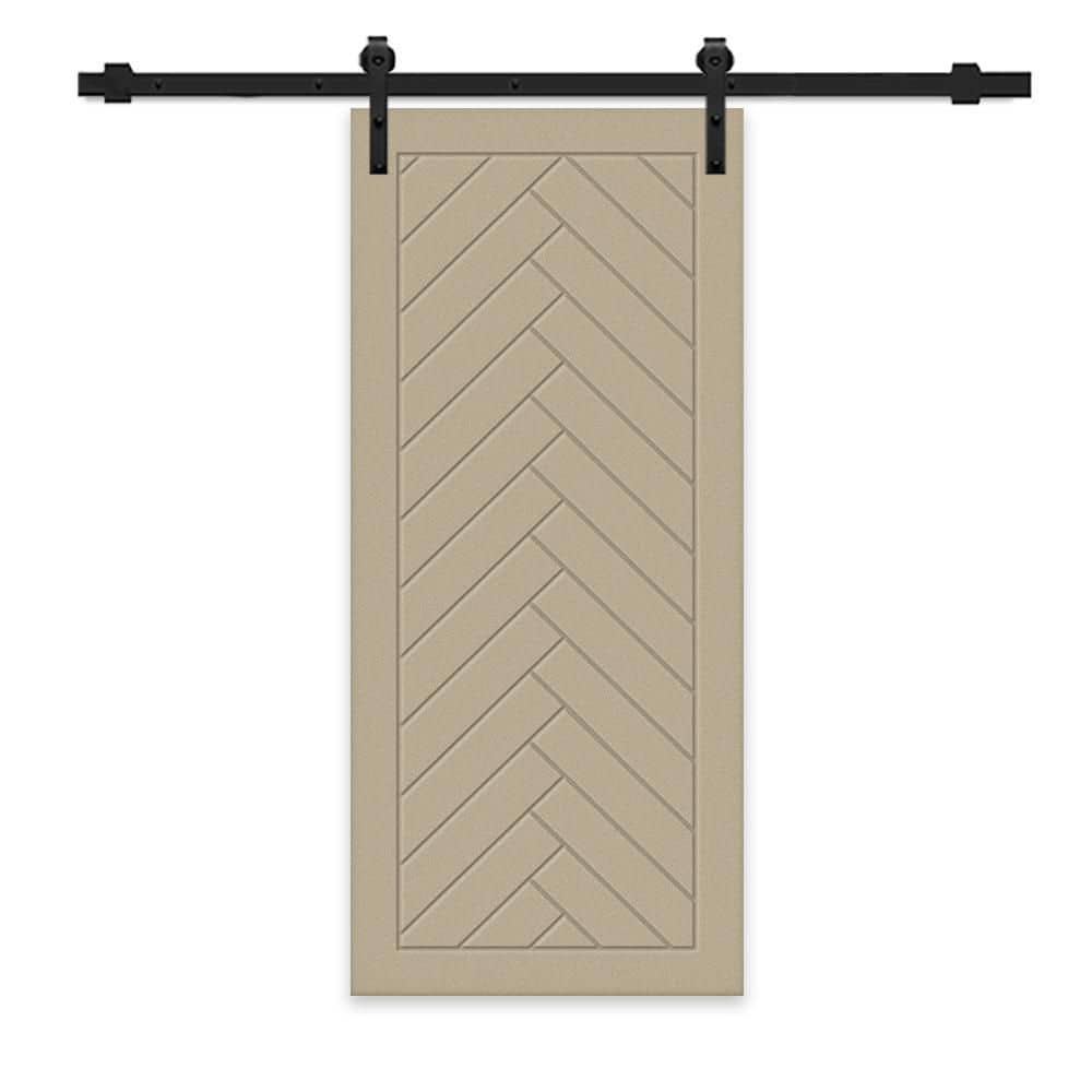 CALHOME 42 in. x 80 in. Unfinished Composite MDF Paneled Interior ...