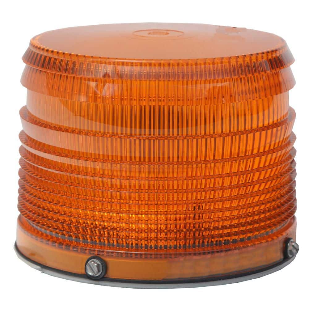 Emergency Lighting-LED Beacon, Amber, Die-Cast Base, S. A. E. Class 1,9 ...