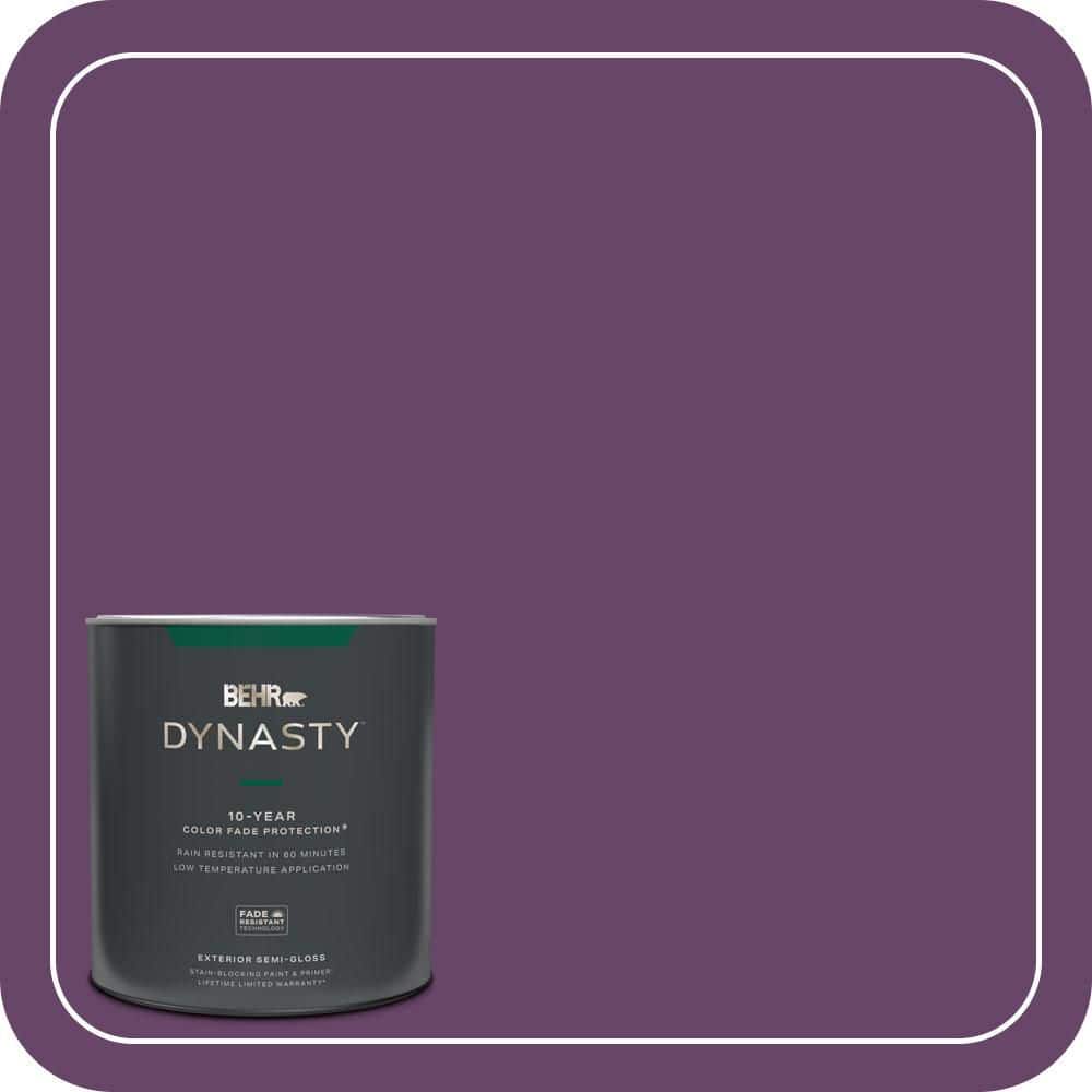 BEHR DYNASTY 1 qt. #P100-7 Sultana Semi-Gloss Exterior Stain-Blocking ...