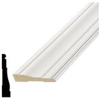 Alexandria Moulding WM 444 5/8 in. x 3-1/2 in. Primed Fiberboard Casing ...