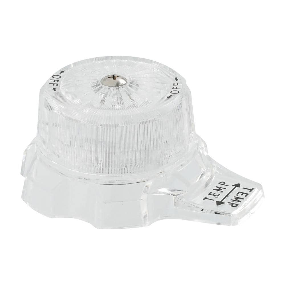 Everbilt Single Lever Shower Faucet Knob Replacement in Clear Acrylic ...