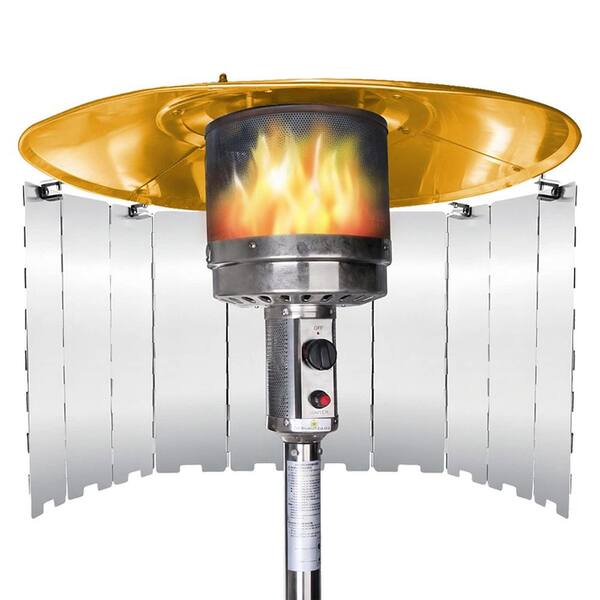 SenQWFa Outdoor Patio Heater Reflector Shield for Propane and Natural ...