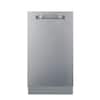Summit Appliance 18 in. Stainless Steel Top Control Built-in ...