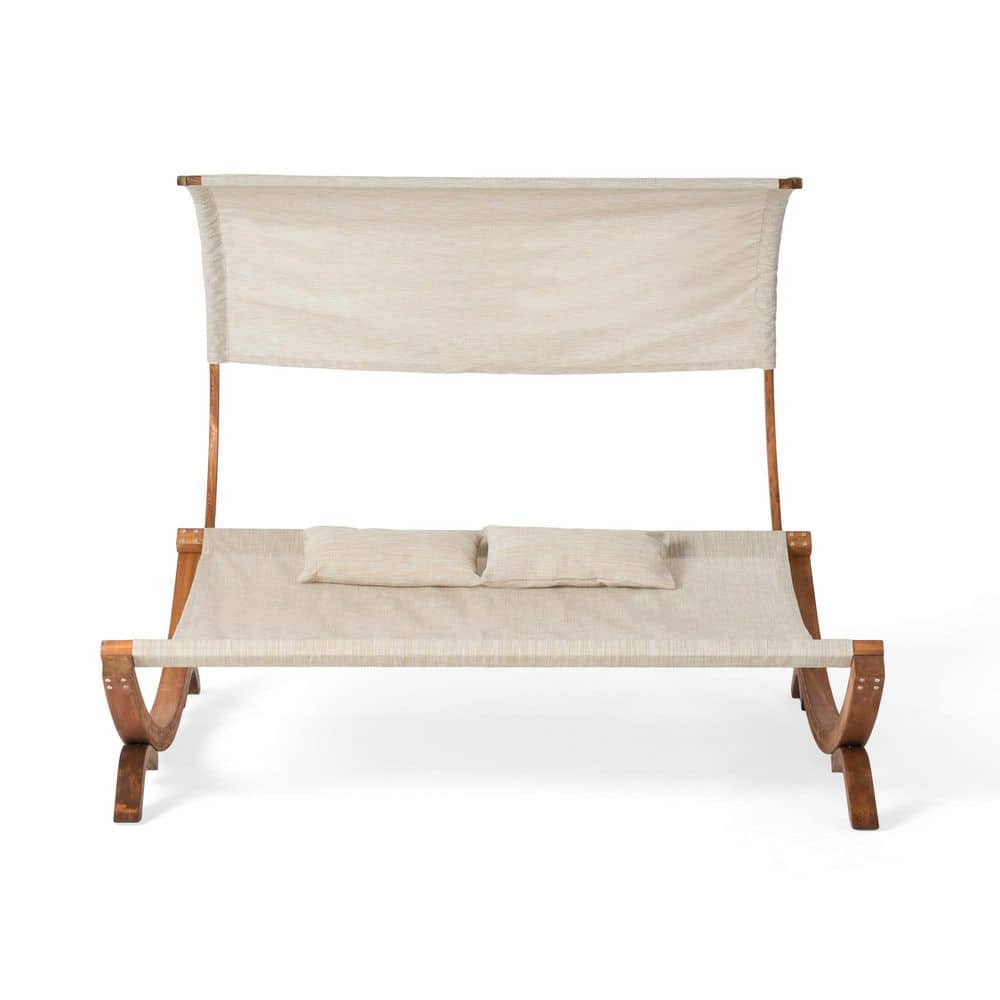 JimsMaison Teak Wood Outdoor Couch JMPNPS03TK - The Home Depot