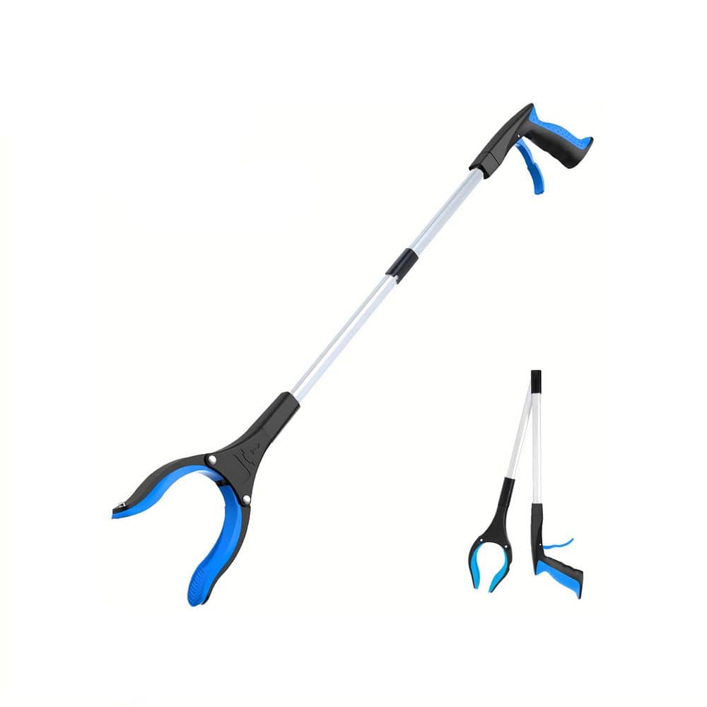 Justincity 32 in. Foldable Grabber Reacher Tool Extra Long Heavy Duty ...