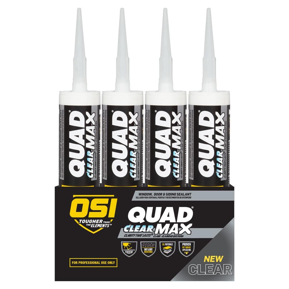OSI QUAD Max 9.5 fl. oz. Clear #000 Exterior, Window, Door, and Siding ...