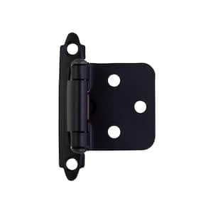 Liberty 5 Pair Face Frame Variable Overlay Self-Closing Matte Black ...