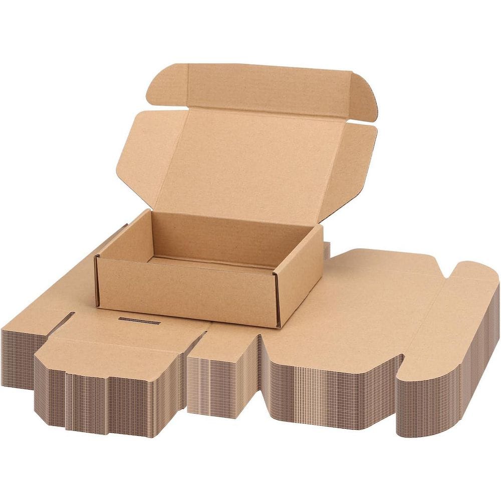 7x5x2 Inch Brown Mailing Boxes Kraft Cardboard Small Business Packaging ...