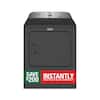 Maytag 7.0 cu. ft. Vented Pet Pro Electric Dryer in Volcano Black ...