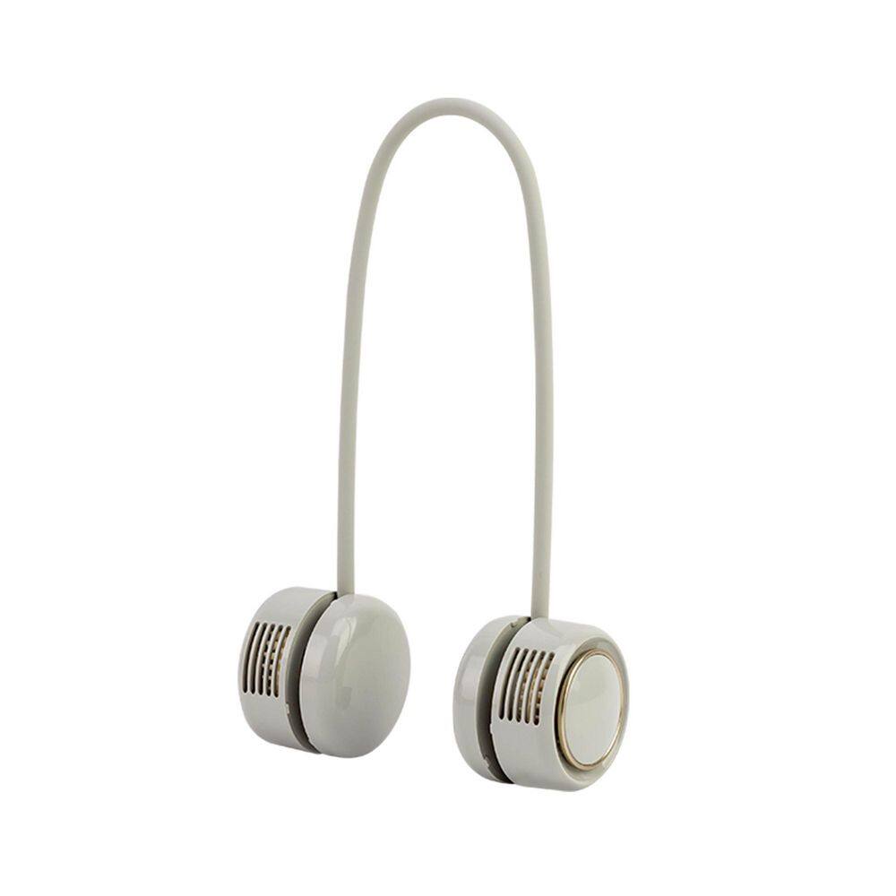 DANSOON Curling Bladeless 1.5 in, 3-Speeds Rechargeable Personal Fan ...