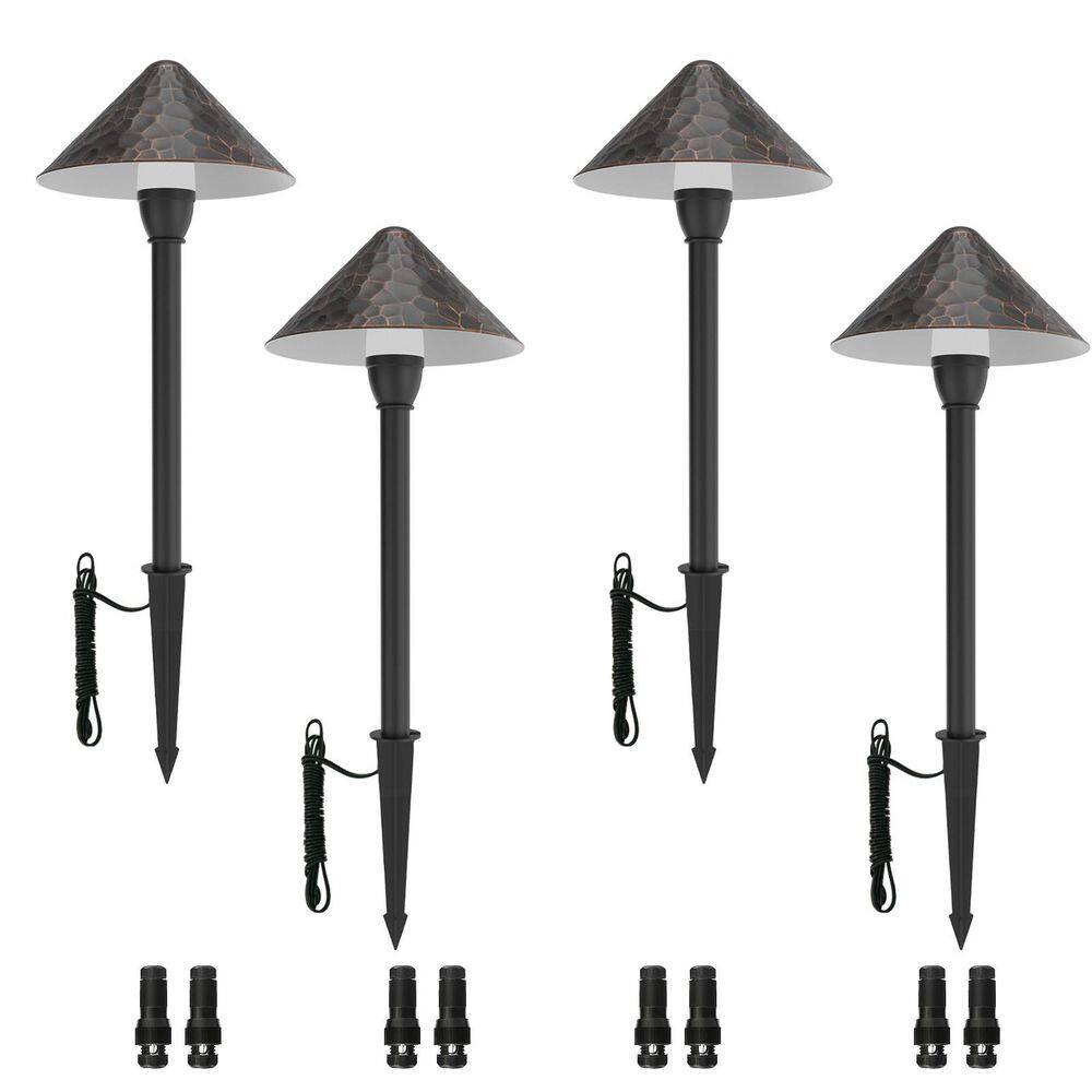 Sofiton 3-Watt Low Voltage Bronze Hardwired Integrated LED Weather ...