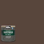 BEHR PREMIUM 1 qt. White Base Solid Color Waterproofing Exterior Wood ...
