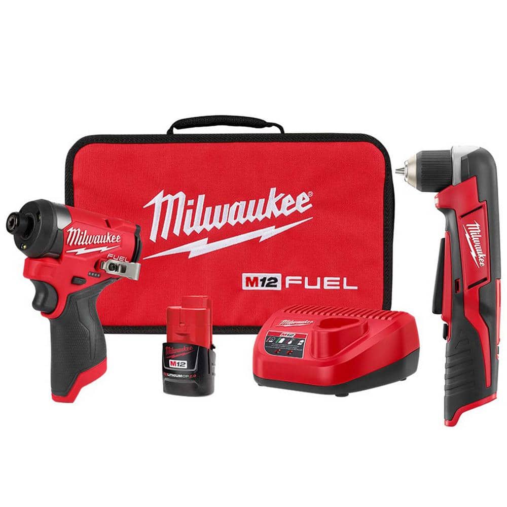 Milwaukee M12 FUEL 12-Volt Lithium-Ion Brushless Cordless 1/4 in. Hex ...
