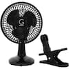 GENESIS 6 in. Convertible Table-Top and Clip Fan Fully Adjustable Head ...