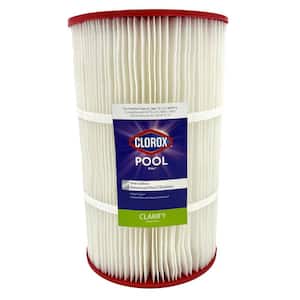 Clorox Silver Edition 10 in. Dia Advanced Pool Filter Cartridge ...