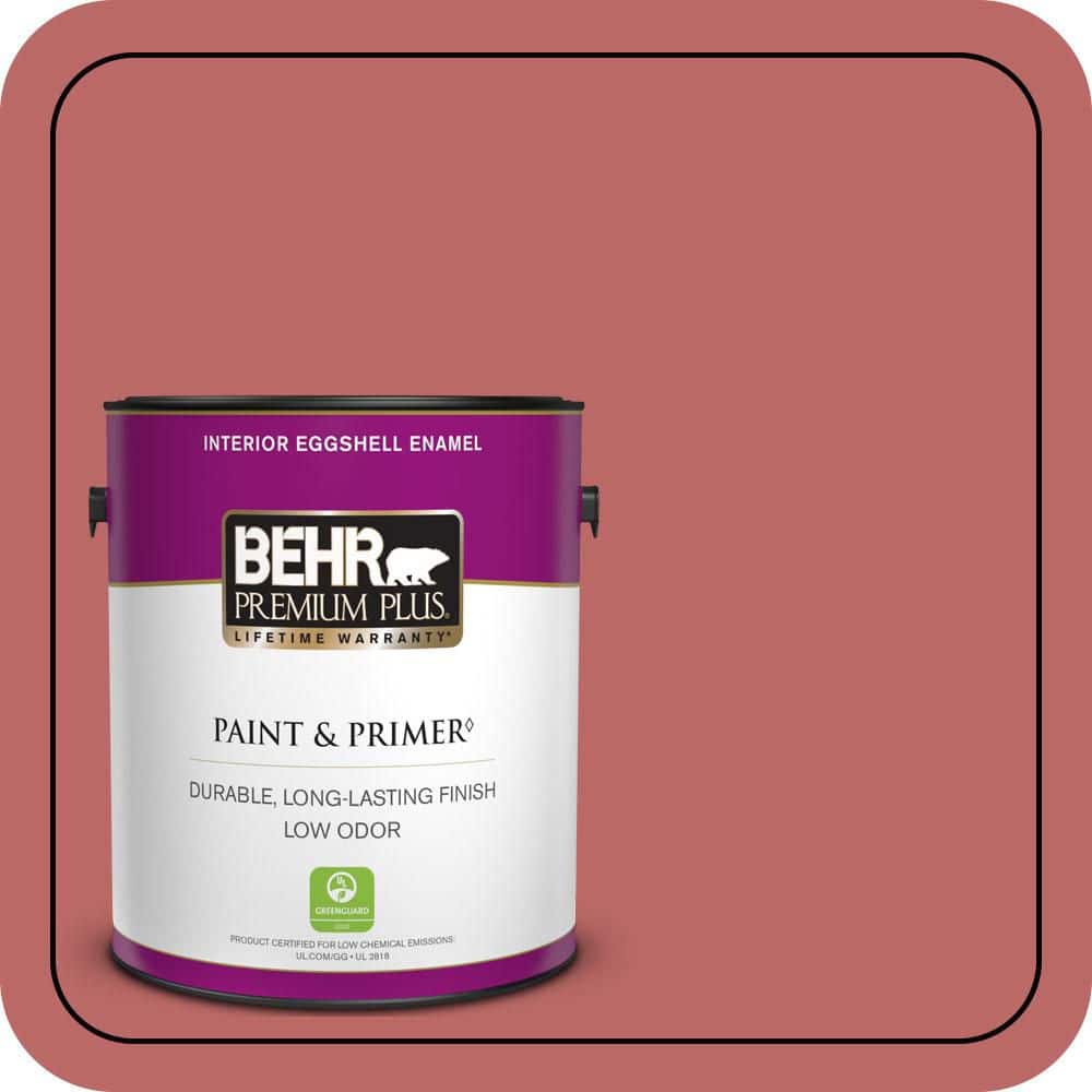 BEHR PREMIUM PLUS 1 gal. #MQ1-11 Drama Queen Eggshell Enamel Low Odor ...