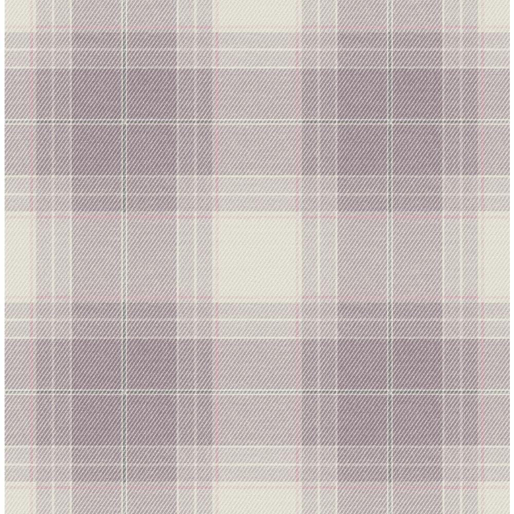Purple Plaid Wallpaper