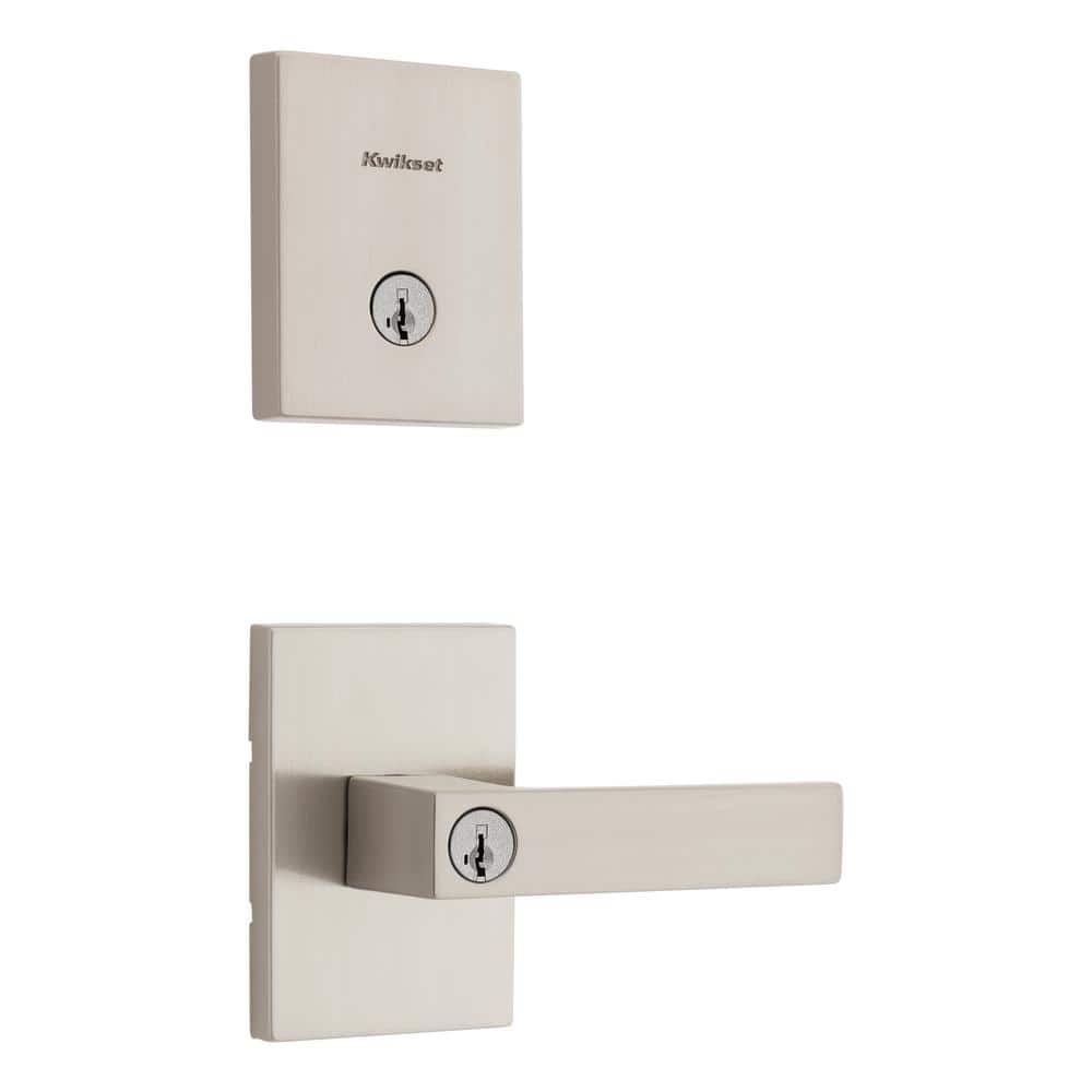 Kwikset Singapore Keyed Entry Handle and Single Cylinder Deadbolt Combo ...