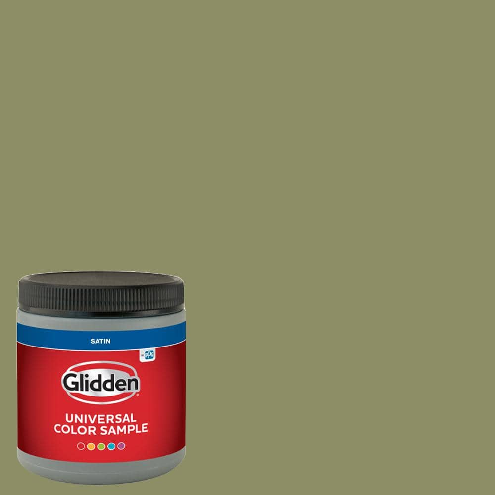 Glidden 8 oz. PPG1115-6 Paid In Full Satin Interior Paint Sample ...