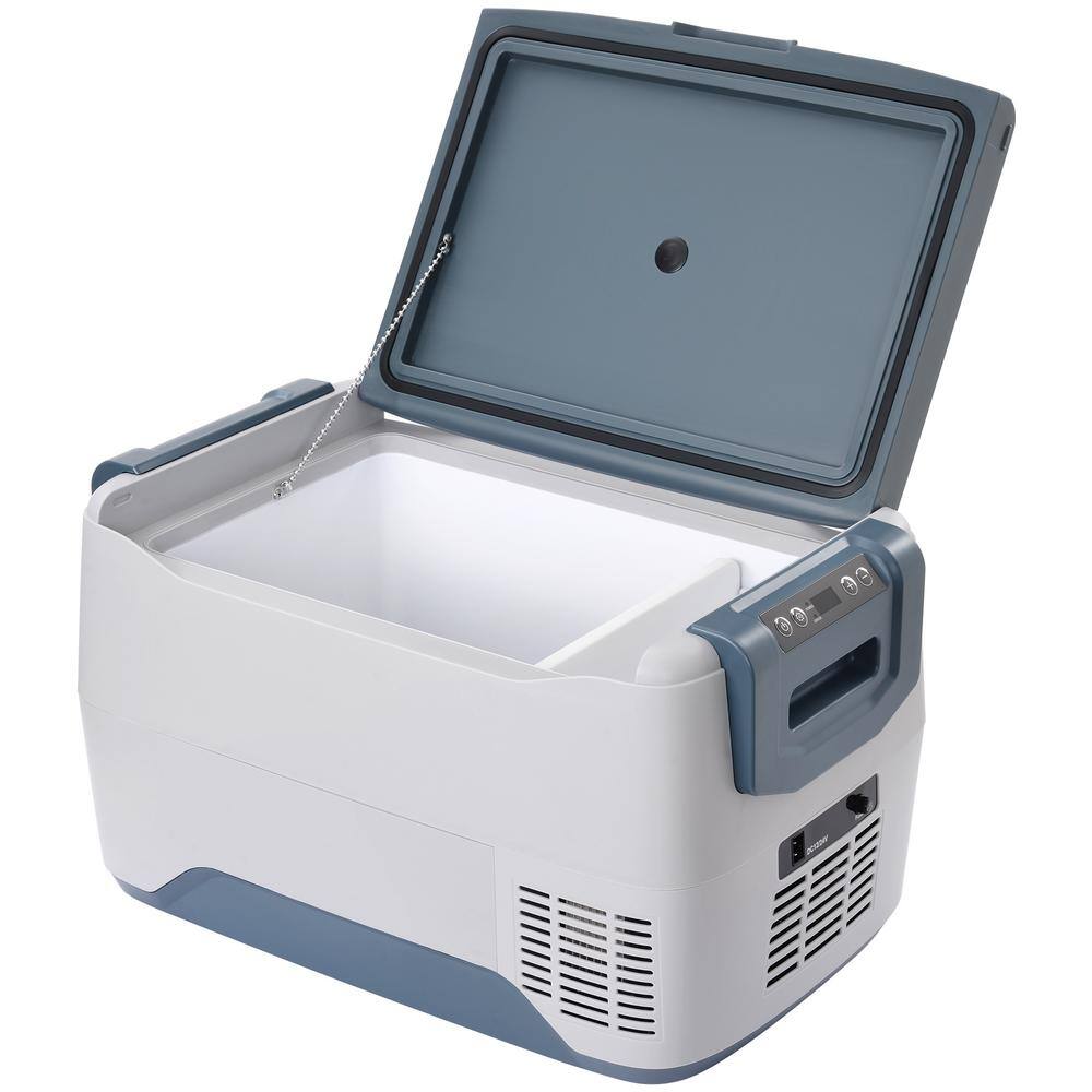 FUNKOL 23.6 in. Car Fridge Portable Freezer Cooler with 12/24V DC ...