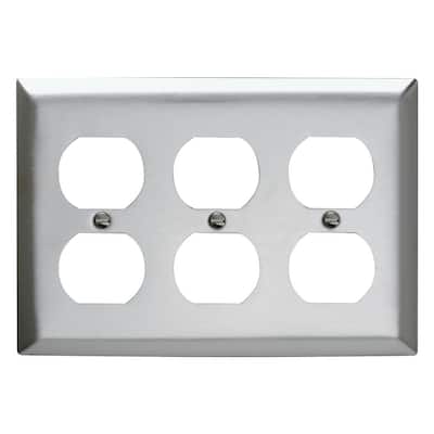3-Gang - Outlet Wall Plates - Wall Plates - The Home Depot