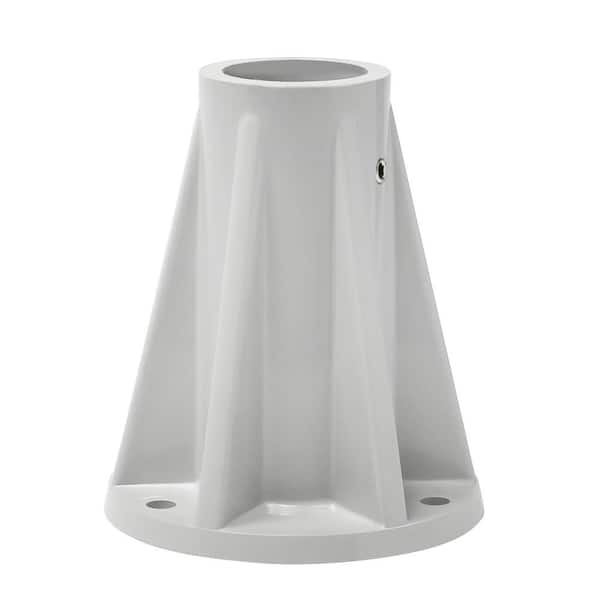 Saftron 6 in. Surface Mount for 1.9 in. OD Swimming Pool Ladder or Rail ...