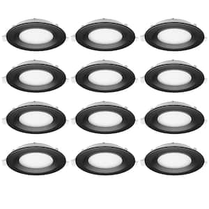 Commercial Electric 3 in. Canless Integrated LED Recessed Light Trim ...