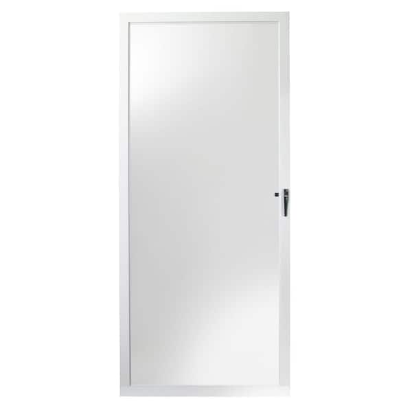 EMCO 32 in. x 80 in. 75 Series White Fullview Storm Door E75FV-32WH ...