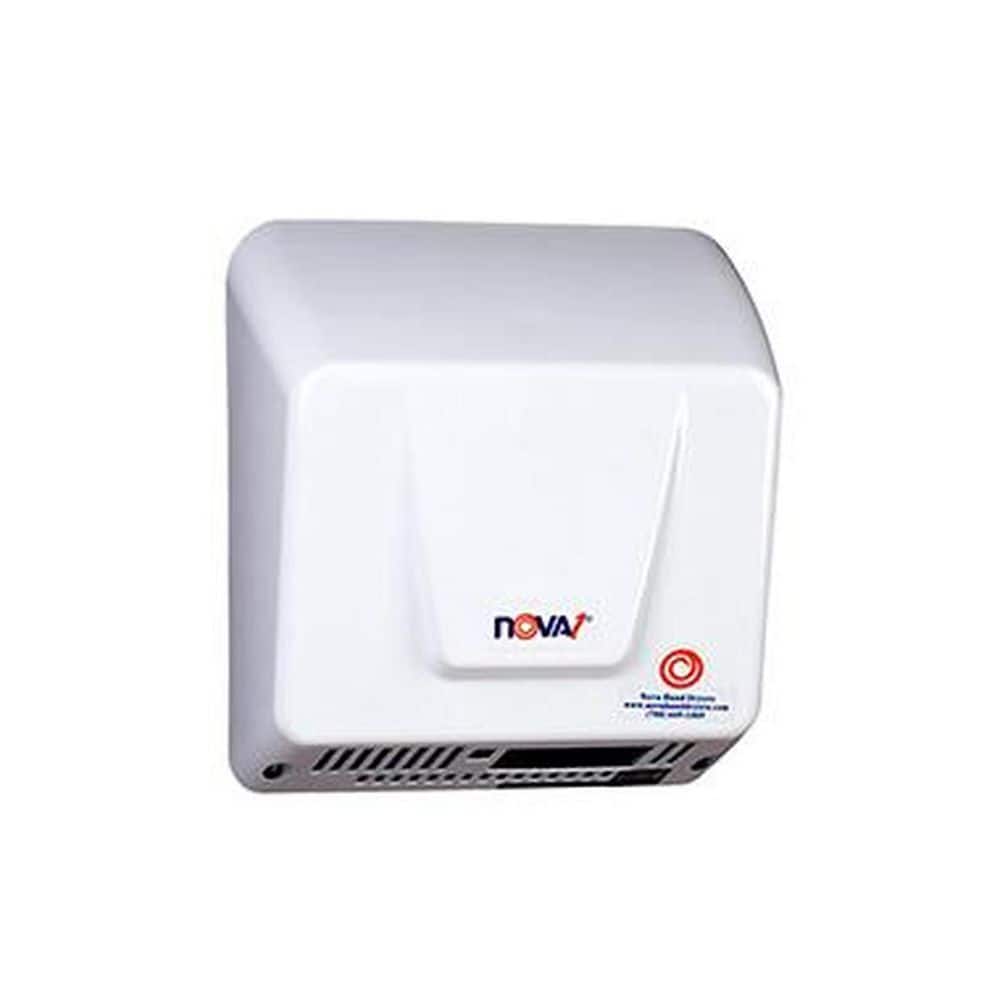 WORLD DRYER Nova 1-White Cast Aluminum Automatic Electric Hand Dryer ...