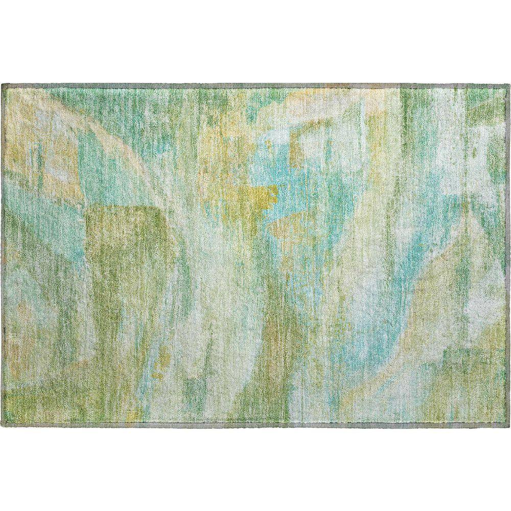 Addison Rugs Mayfield Premium Machine Washable Abstract AMF2039 Green 2 ...